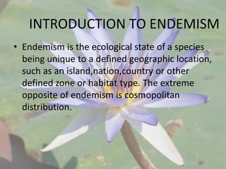 Endemic plants in sri lanka | PPTX