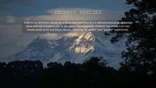 Endemic species | PPTX