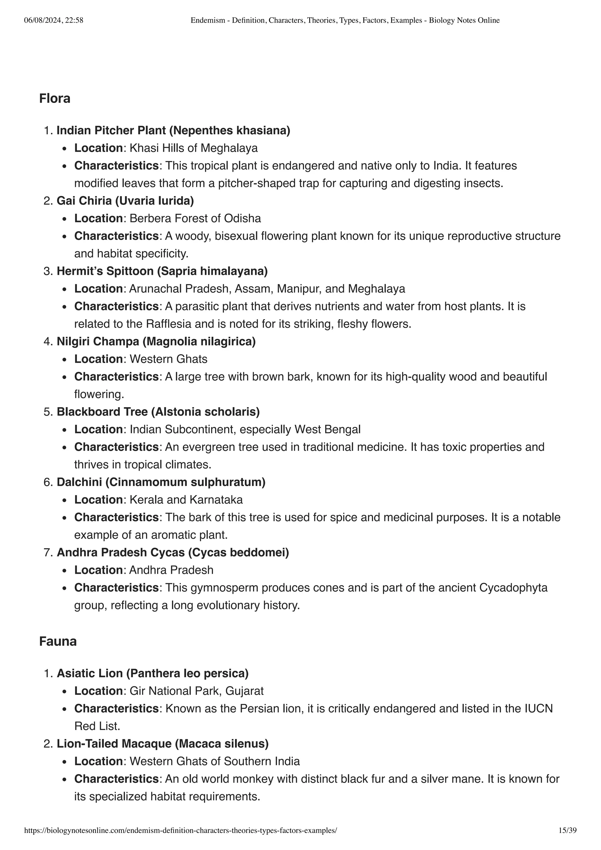 Endemism - Definition, Characters, Theories, Types, Factors, Examples ...