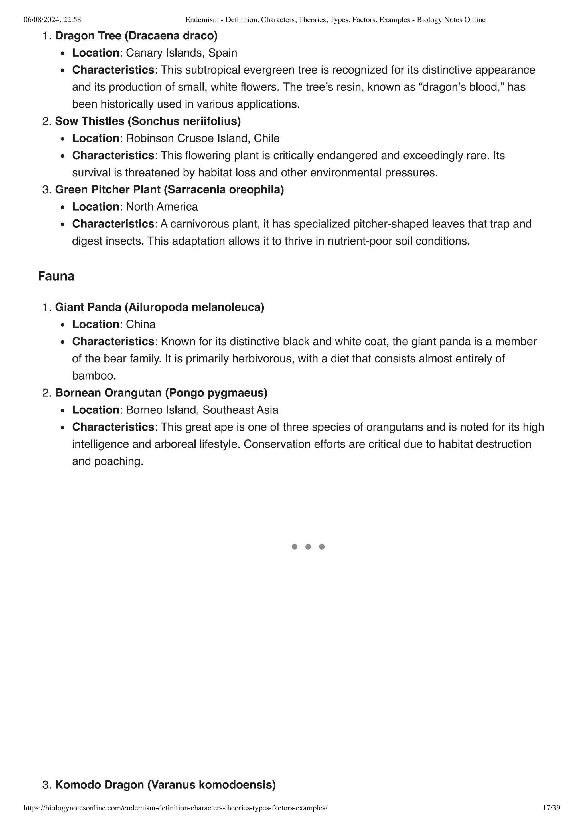 Endemism - Definition, Characters, Theories, Types, Factors, Examples ...