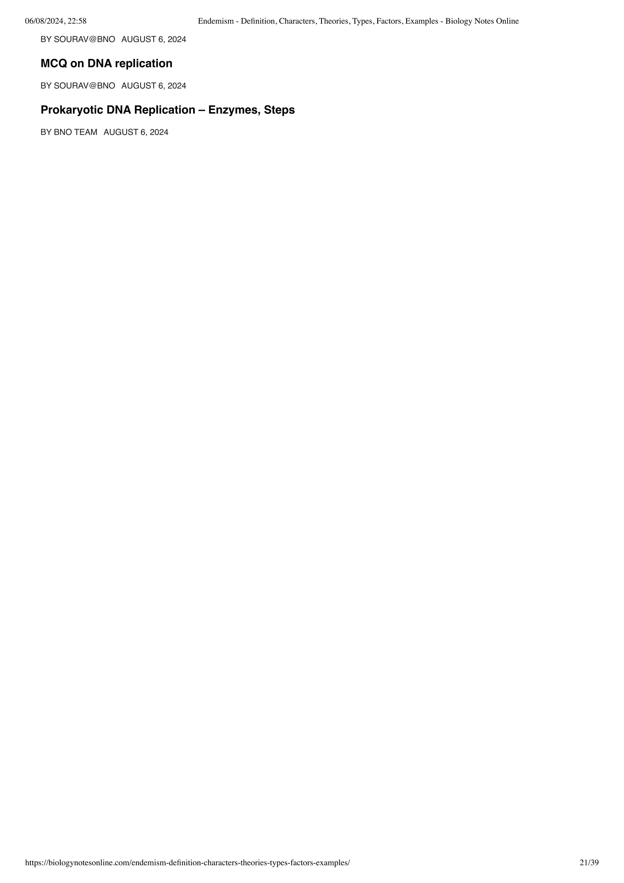 Endemism - Definition, Characters, Theories, Types, Factors, Examples ...