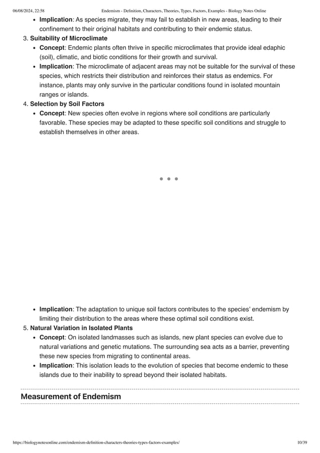 Endemism - Definition, Characters, Theories, Types, Factors, Examples ...