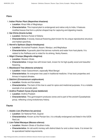 Endemism - Definition, Characters, Theories, Types, Factors, Examples ...