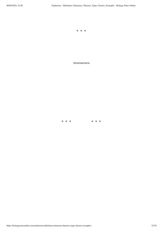 Endemism - Definition, Characters, Theories, Types, Factors, Examples ...
