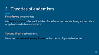 ENDEMISM and ENDEMIC SPECIES | PDF | Geography | Science