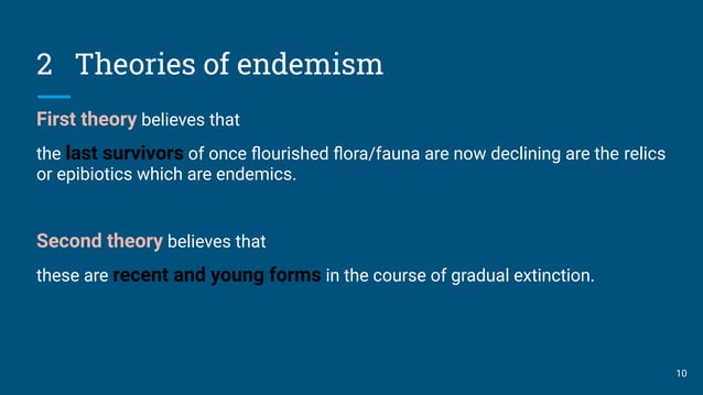 ENDEMISM and ENDEMIC SPECIES | PDF | Geography | Science