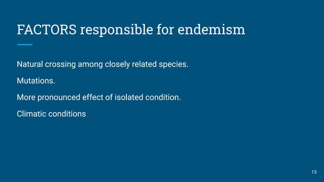 ENDEMISM and ENDEMIC SPECIES | PDF | Geography | Science
