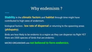 ENDEMISM and ENDEMIC SPECIES | PDF