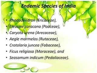 Endemism by vimalpriya subramanian | PPTX