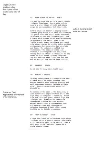 Ender's Game script | DOCX | Screenwriting | Content Production