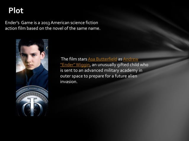 Ender game's project | PPT