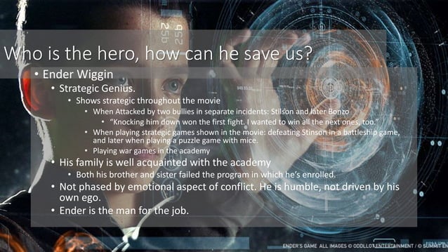 Ender’s Game Presentation | PPTX