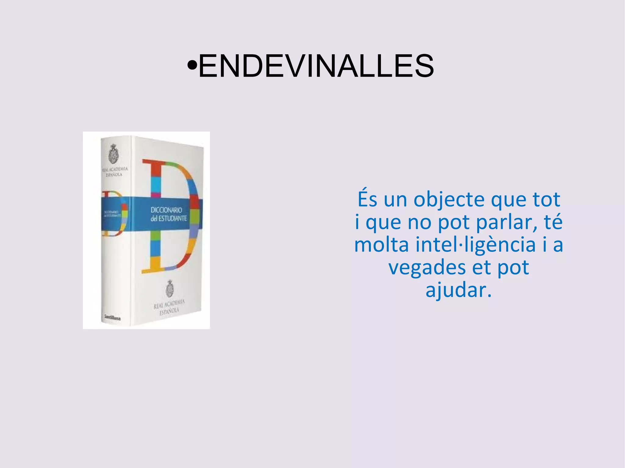 ENDEVINALLES VISUALS 6è B (part 1) | PPT