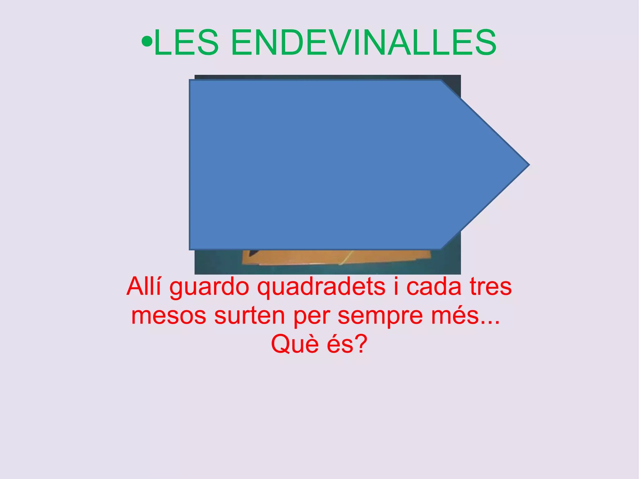 ENDEVINALLES VISUALS 6è B (part 1) | PPT