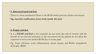 End feel and types in Exercise therapy.pptx