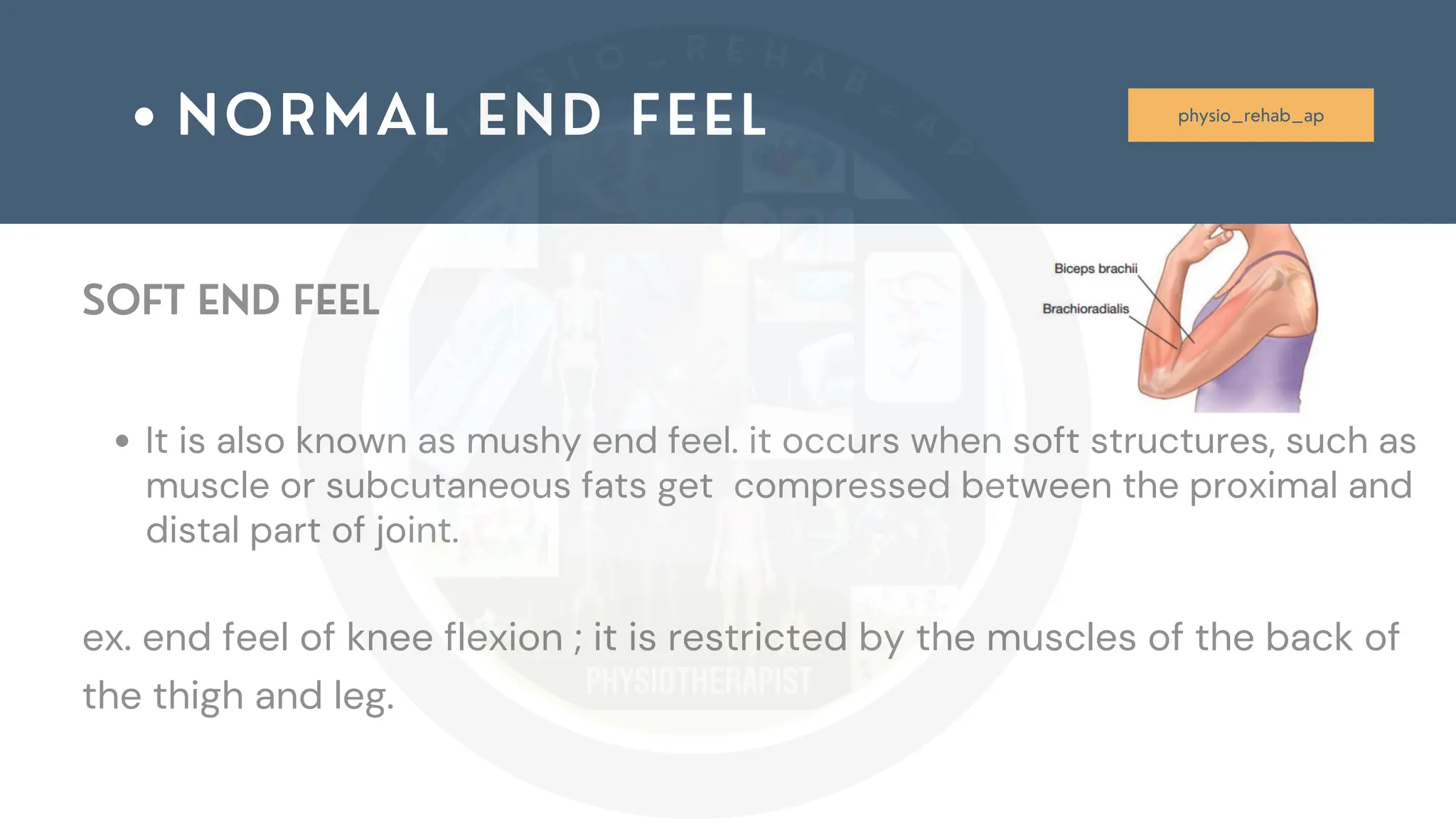 End Feel -joint end feel - Normal and Abnormal end feel | PDF