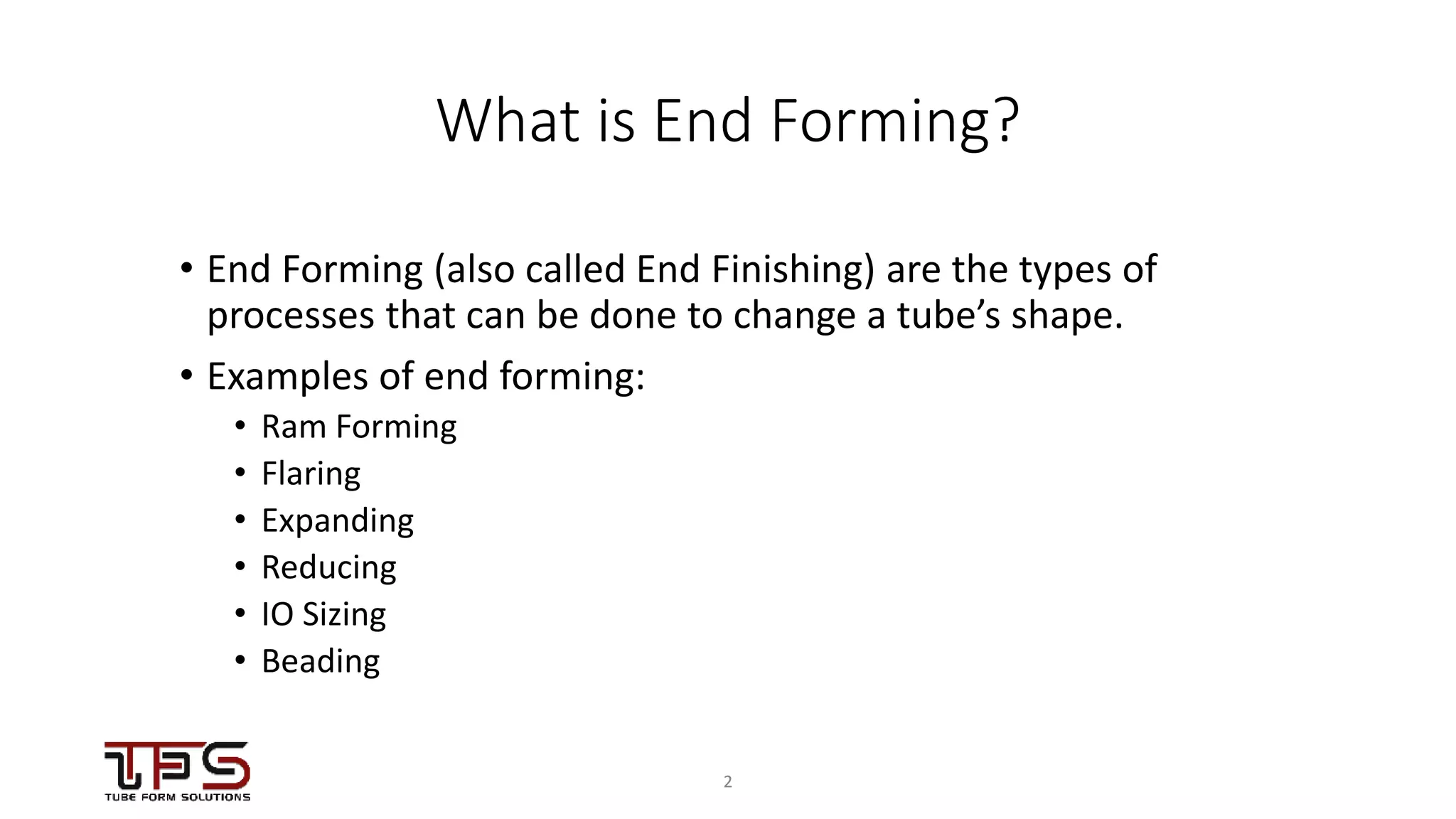 An Engineers Guide to End Forming Tube | PDF