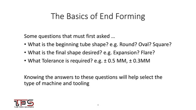 An Engineers Guide to End Forming Tube | PDF