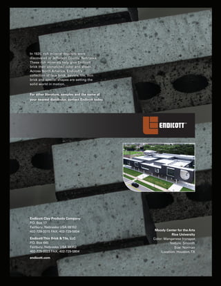 Endicott brick construction details | PDF