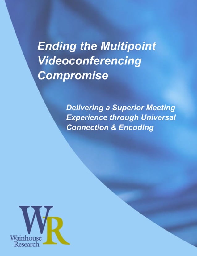 Ending the Multipoint Videoconferencing Compromise | PDF