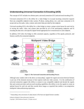 Ending the Multipoint Videoconferencing Compromise | PDF