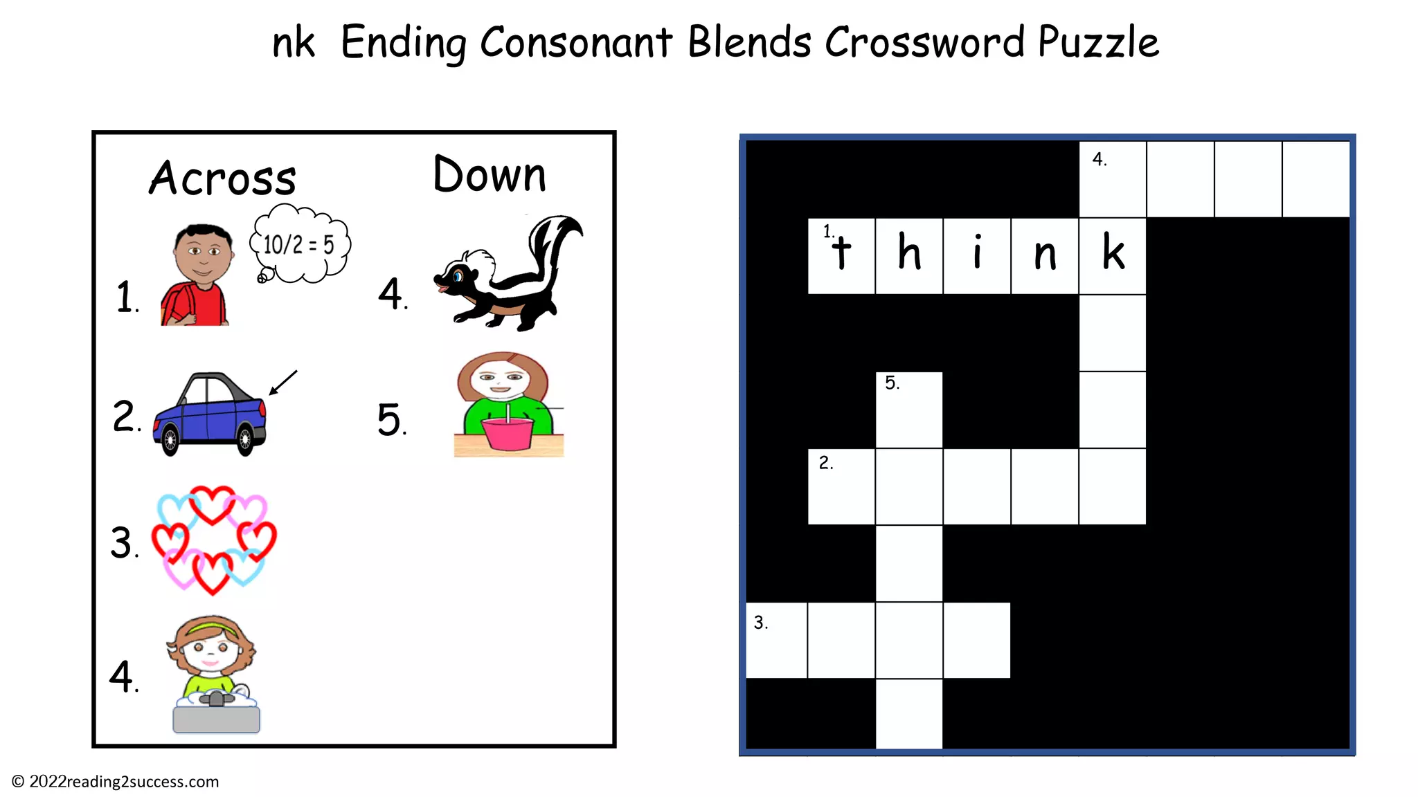 How to Teach Kids Ending Consonant Blends - Fun teaching activities ...