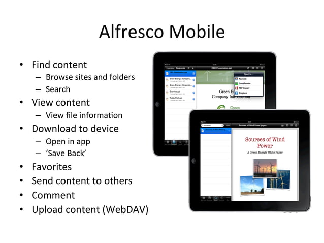 Alfresco: Ending Content Chaos | PPT