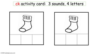 Teaching Kids Ending Digraphs ck, nt, tch | PDF