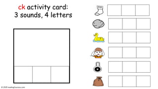 Teaching Kids Ending Digraphs ck, nt, tch | PDF