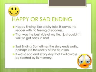 Endings for personal narrative | PPTX