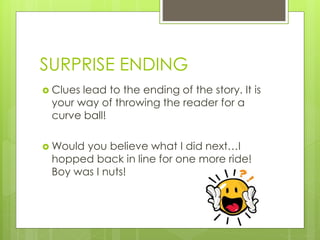 Endings for personal narrative | PPTX