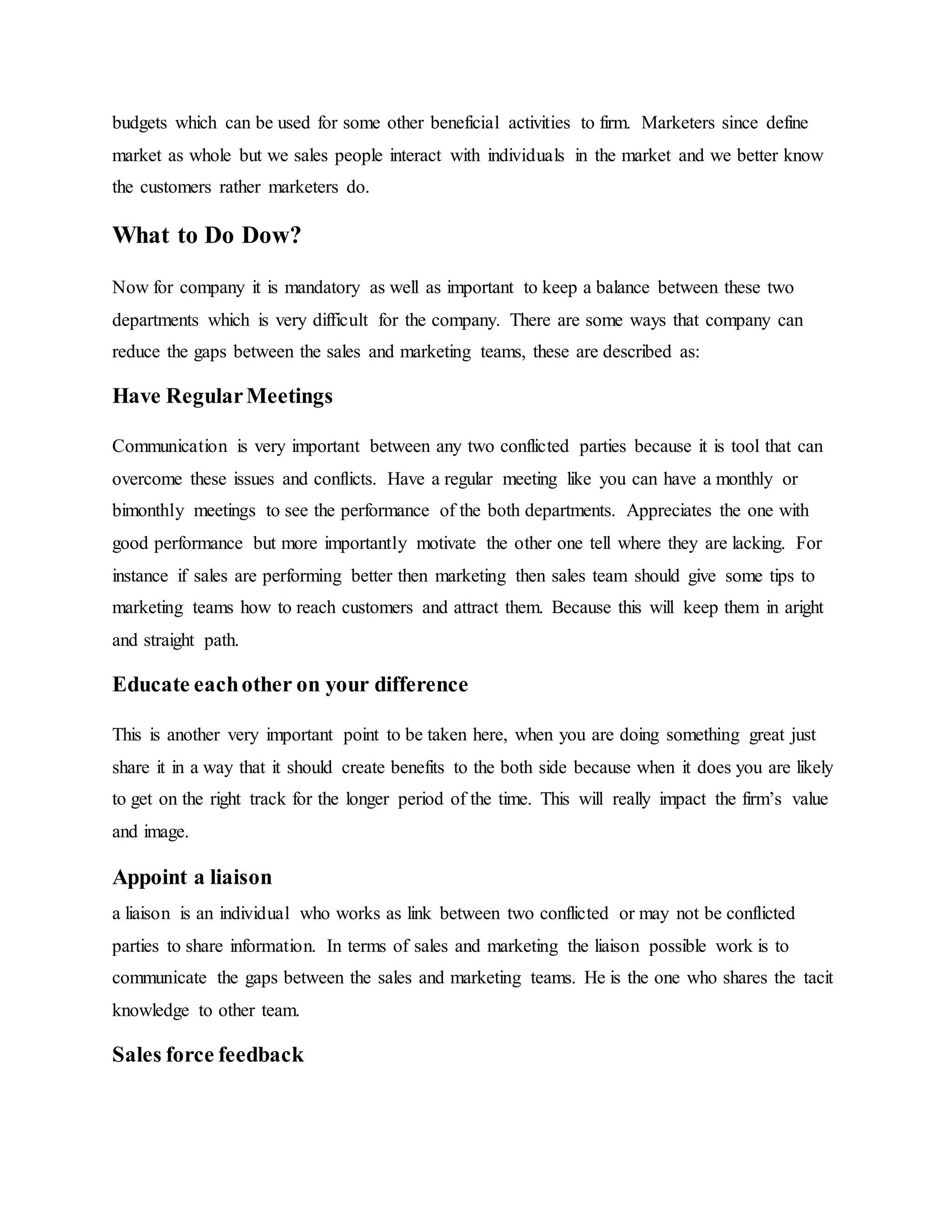 Ending the war between sales and marketing | PDF