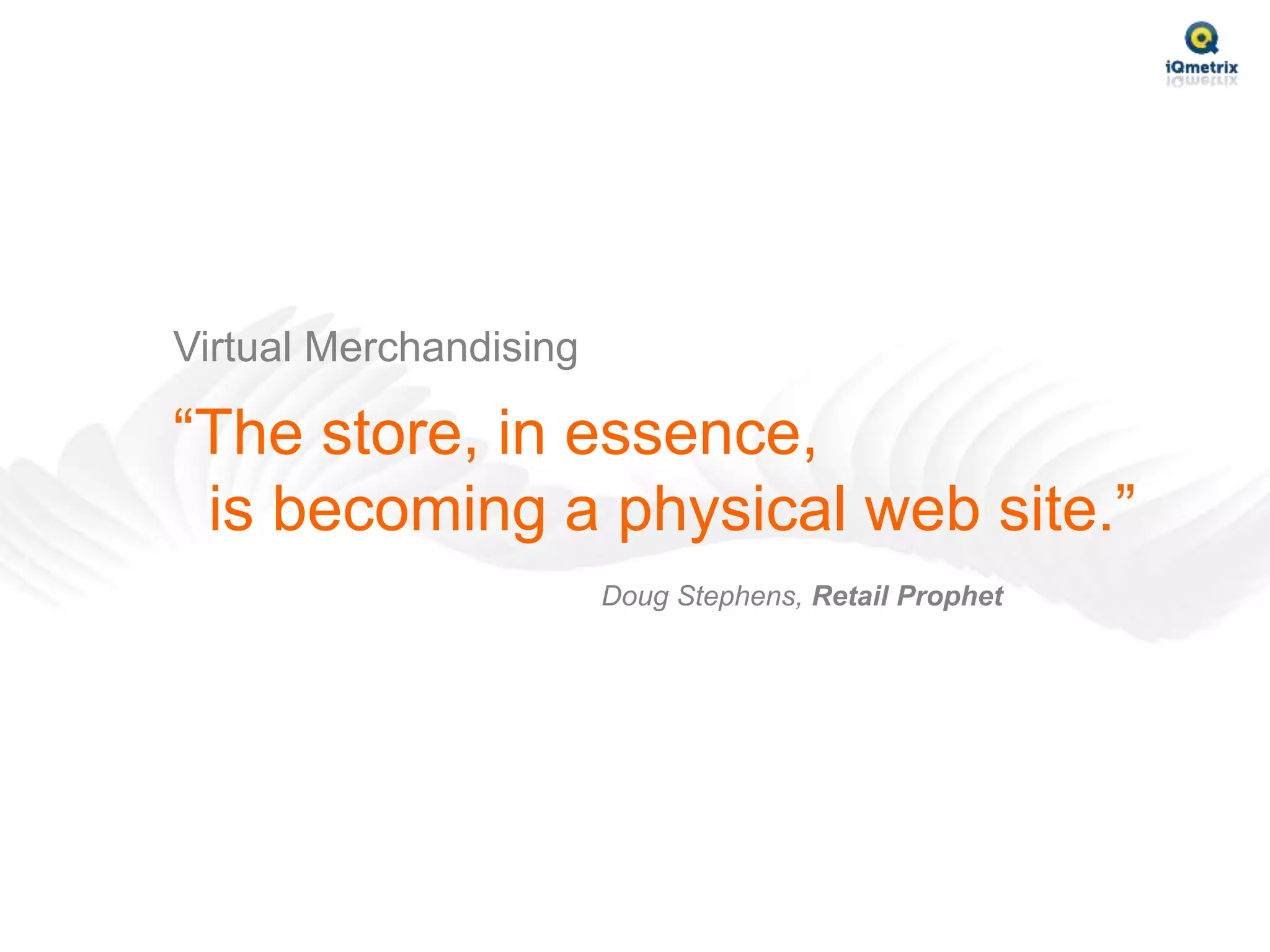 Endless Aisle Virtual Merchandising In An Omnichannel Marketplace | PPTX