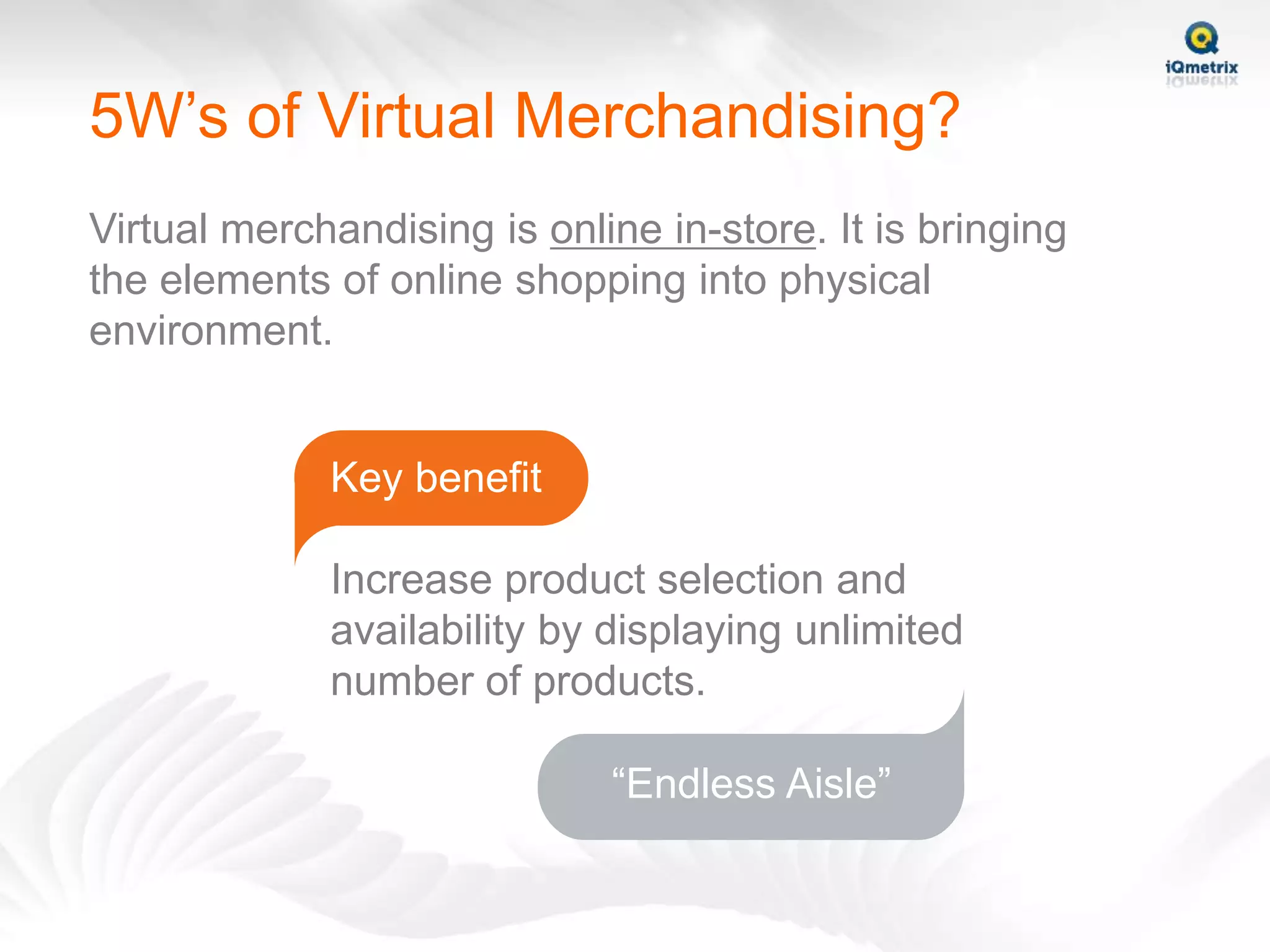 Endless Aisle Virtual Merchandising In An Omnichannel Marketplace | PPTX