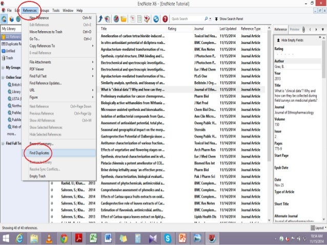 End note Made Easy to handle referenecs