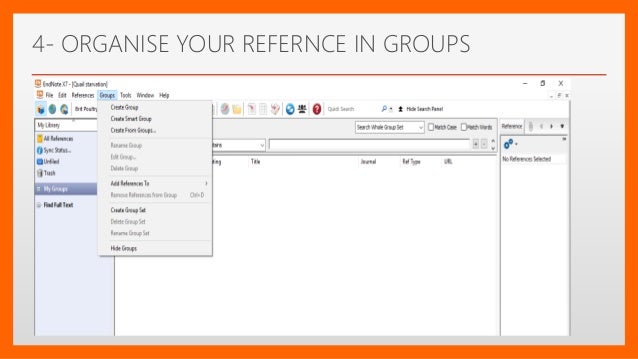 Using endnote - todaysmaio