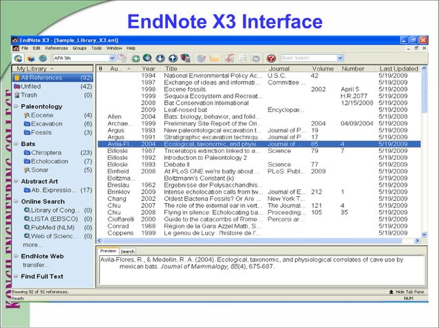 Reference Style & EndNote | PPT