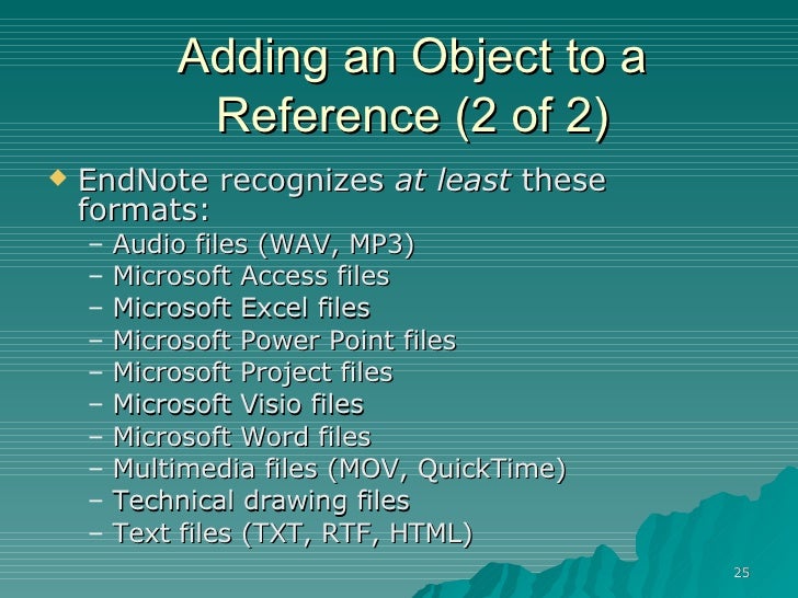 How to use endnote with powerpoint - ukpofe