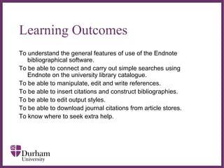 Introduction to Endnote | PPT