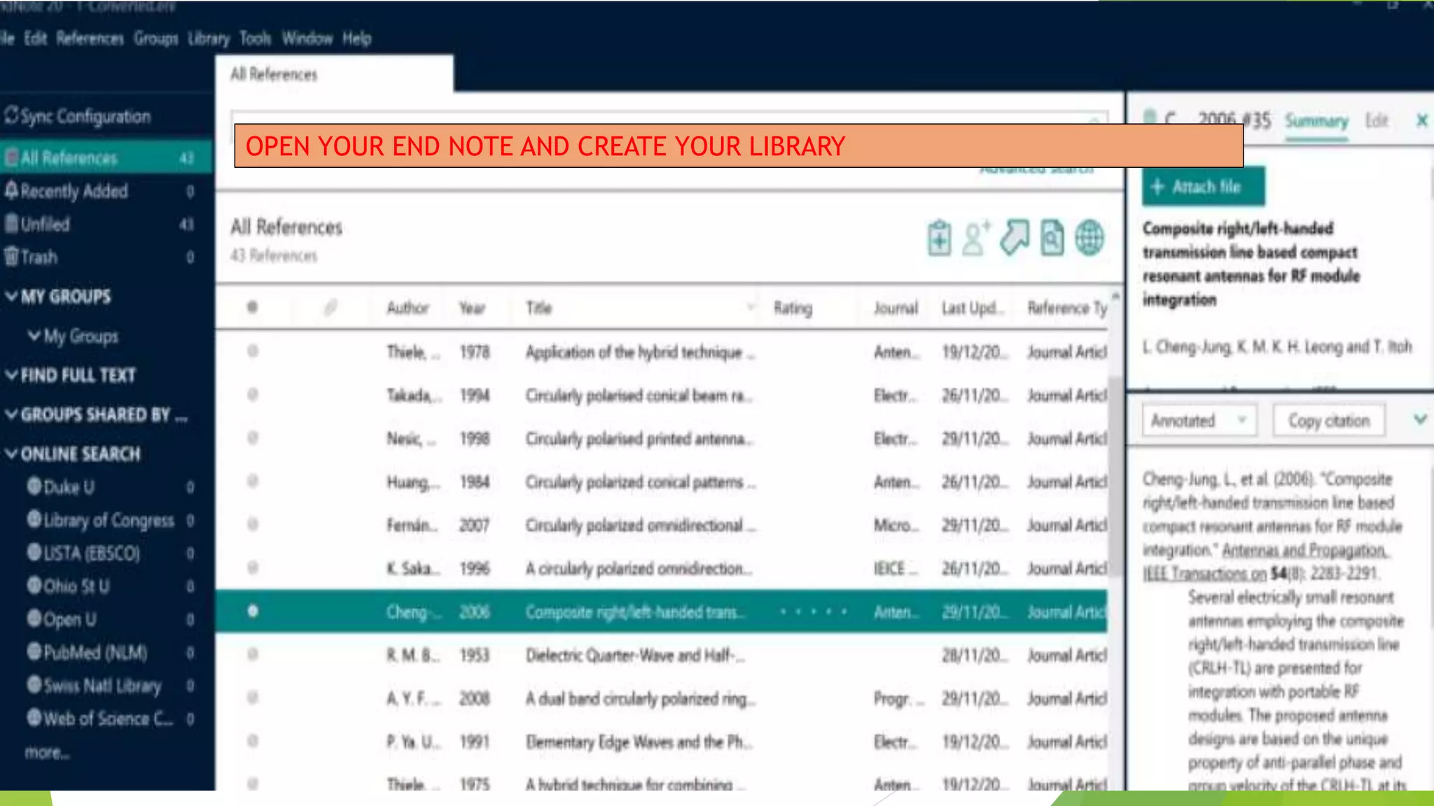ENDNOTE AND ORIGINLAB MASTER.pptx
