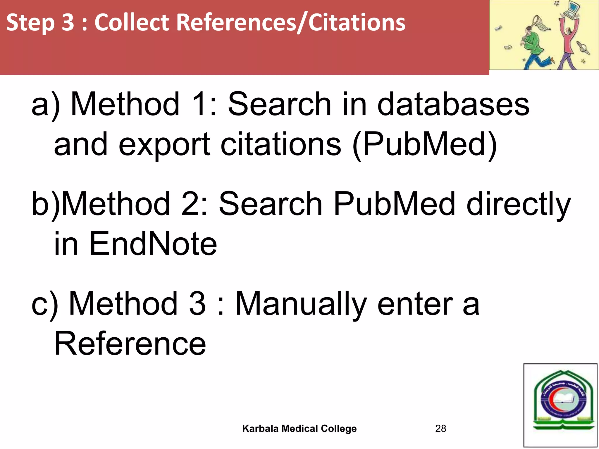 EndNote Basic Lecture | PPTX
