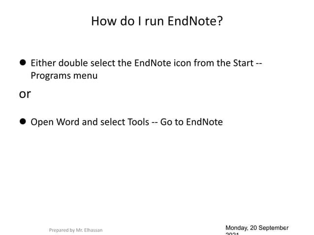 EndNote Basic Lecture | PPTX | Desktop Publishing | Computer Software and Applications