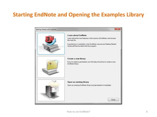 EndNote training | PPTX