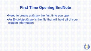 EndNote Set-Up | PPT