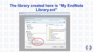EndNote Set-Up | PPT