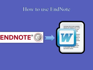 End note training | PPT