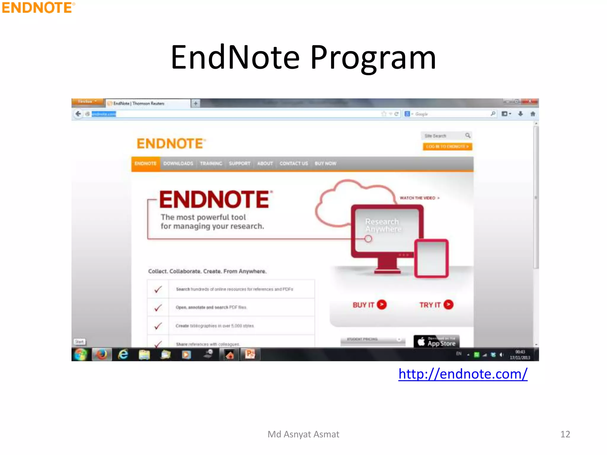 EndNote Workshop | PPTX