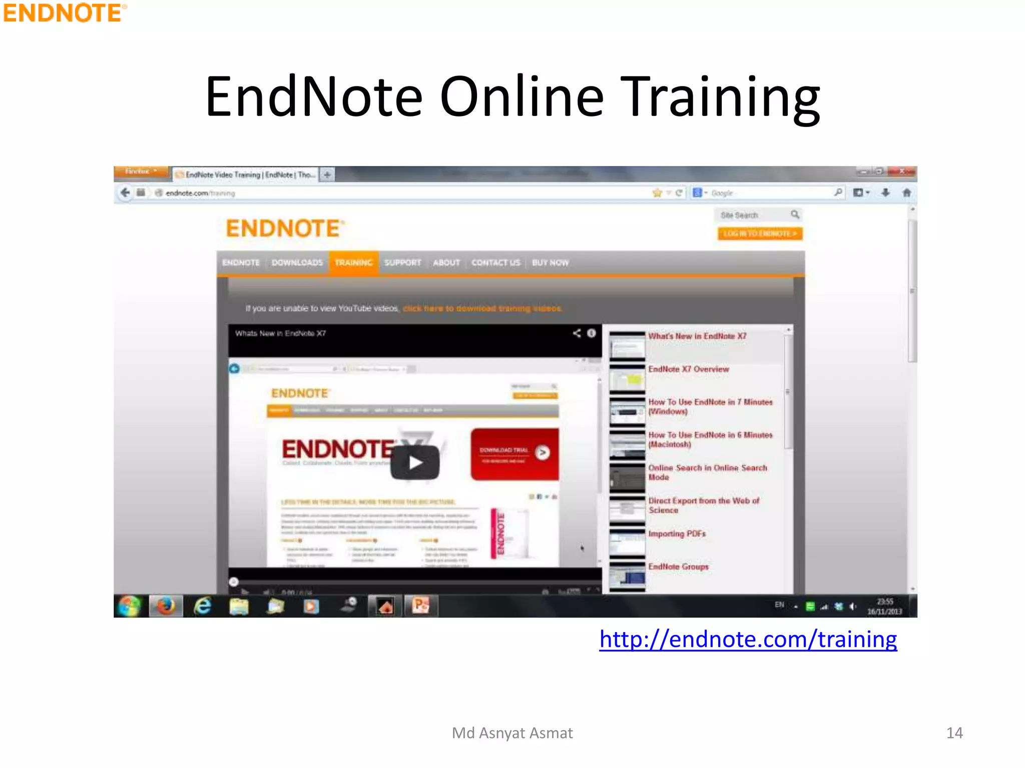 EndNote Workshop | PPTX