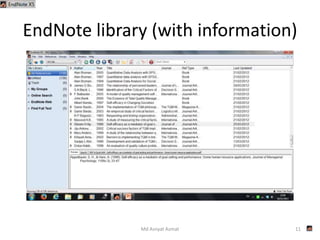 EndNote Workshop | PPTX