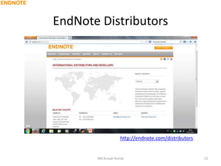 EndNote Workshop | PPTX